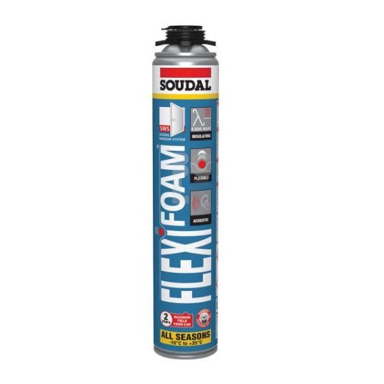 SOUDAL PU PJENA GUN FLEXIFOAM - elastična PU pjena za pištolj - Bačelić ...